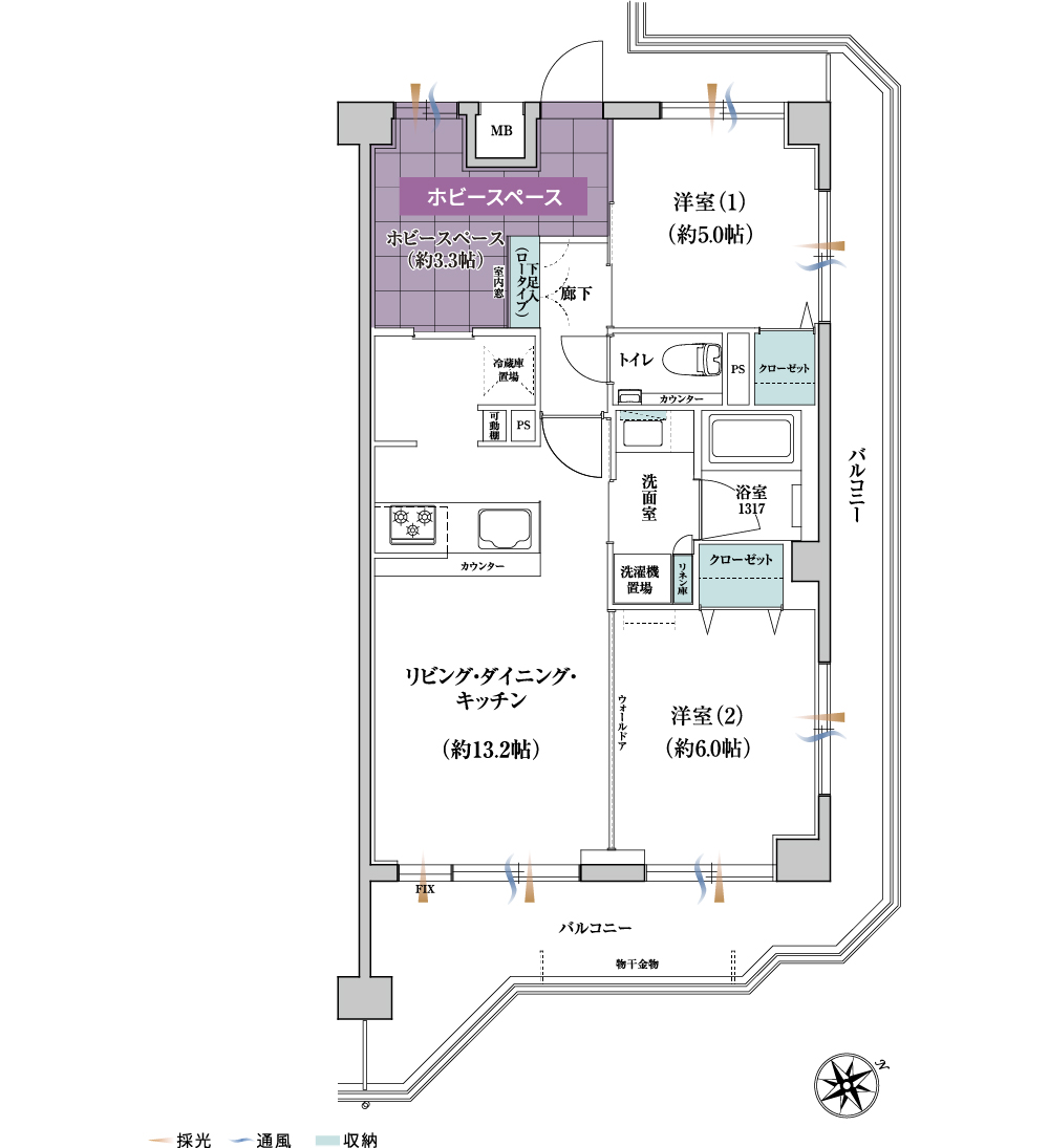 B3 TYPE|間取り|リリファ湘南野比